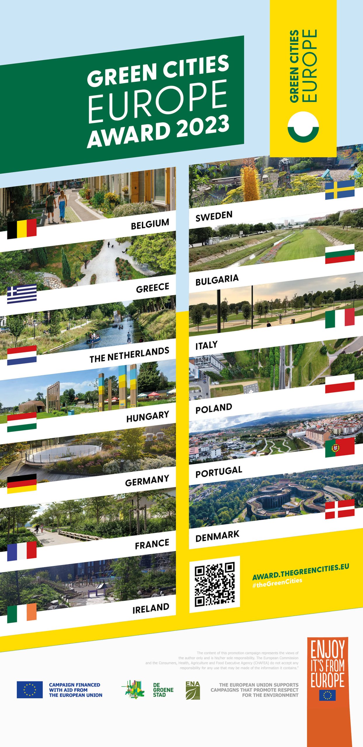 THE GREEN CITIES EUROPE AWARD – 2022 – Price winning projects that let ...